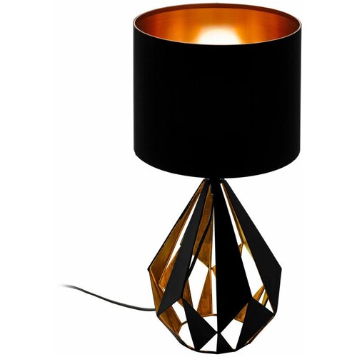 Лампа декоративная EGLO Carlton 43077, E27, 60 Вт, черный