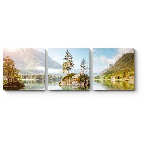 Модульная картина Озеро Хинтерзее, Германия 180x60