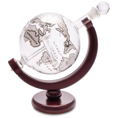 Декантер balvi l'Hédoniste Globe 0.8 л прозрачный/коричневый 20.5 см 1 0.8 л