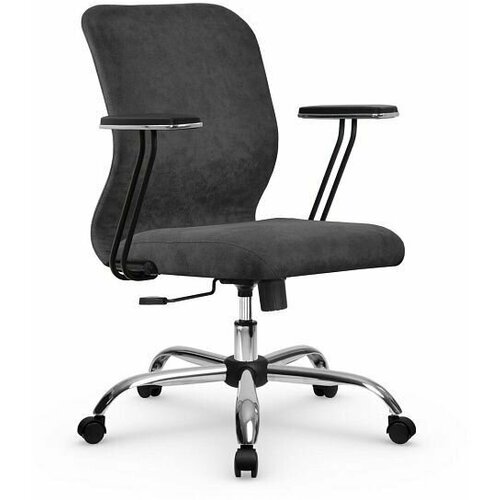 Компьютерное офисное кресло mетта SU-Мr-4/ подл. 110/осн. 003, Темно-серое