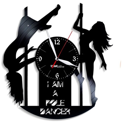 Часы из виниловой пластинки (c) VinylLab Pole Dance