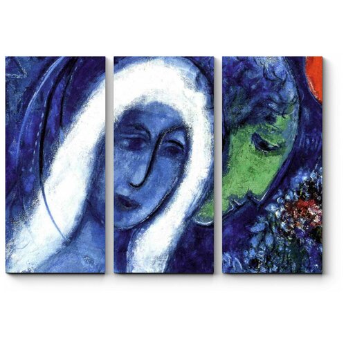 Модульная картина Елисейские поля, Марк Шагал 60x43