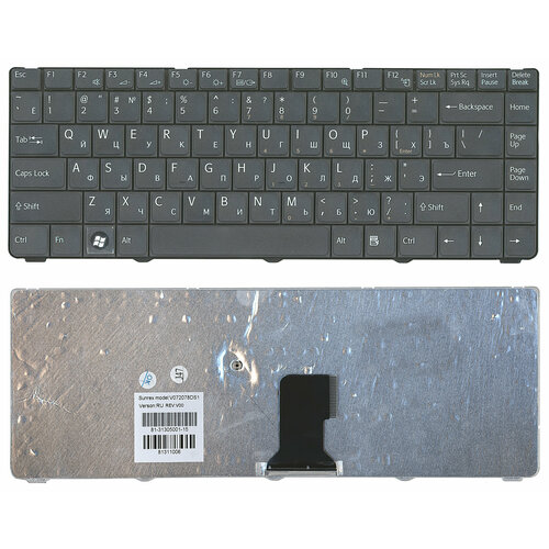 Клавиатура для Sony Vaio 81-31305001-15 черная
