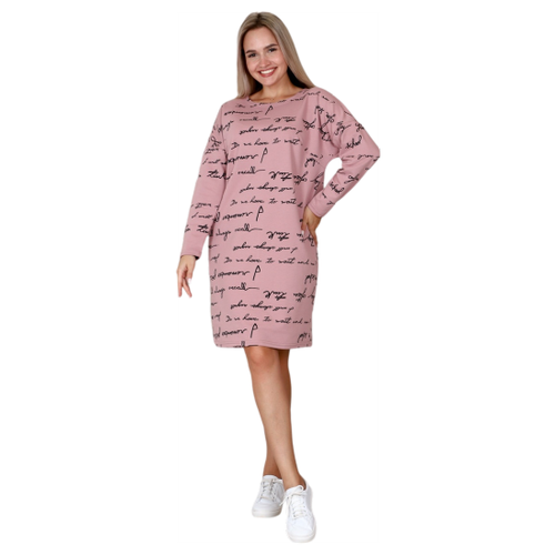 Платье Elena Tex, размер 46, розовый