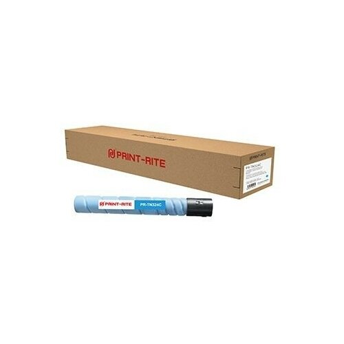 PRINT-RITE Картридж лазерный TFK907CPRJ PR-TN324C TN324C голубой 26000стр. для Konica Minolta bizhub C258 C308 C368