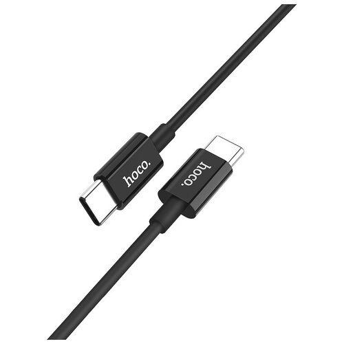 Кабель USB-C HOCO X23 Skilled, Type-C - Type-C, 3A, 1 м, черный