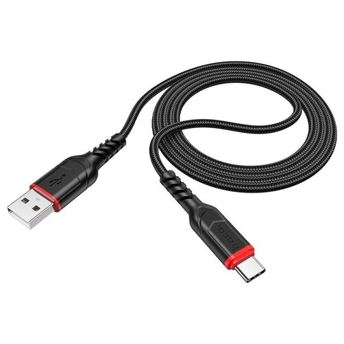 HOCO HC-44920 X59 USB кабель Type-C 1m 2.4A Нейлон Black