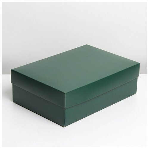 Коробка подарочная складная, упаковка, «Изумрудная», 30 х 20 х 9 см
