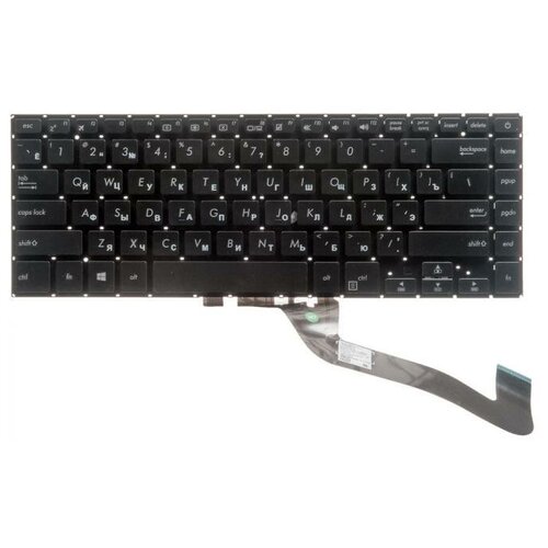 Клавиатура для ноутбука Asus VivoBook 15 X505, X505BA, X505BP черная