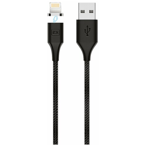 Кабель для Apple iPhone USB - Lightning Exployd Magnetic EX-K-560 Black 1m