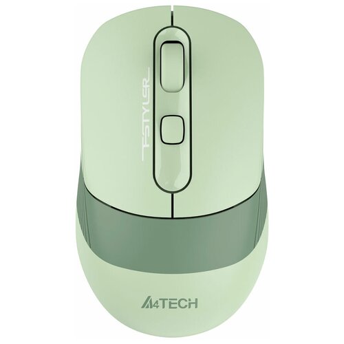 Мышь A4TECH Fstyler FB10C, оптическая, беспроводная, зеленый