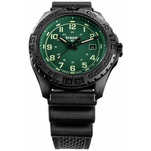 Наручные часы traser P96 outdoor, черный, зеленый