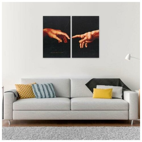 Модульная картина«Руки», 80 х 60 см