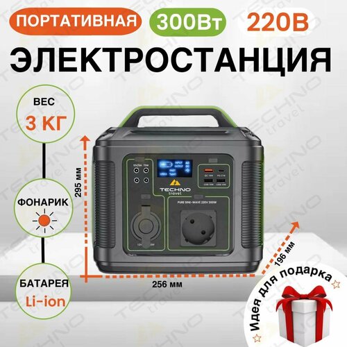 300 Ватт 220 Вольт Power Bank 80000mAh розетка 220В - 300W, быстрой зарядкой, зарядкой для ноутбуков, сквозной зарядкой.