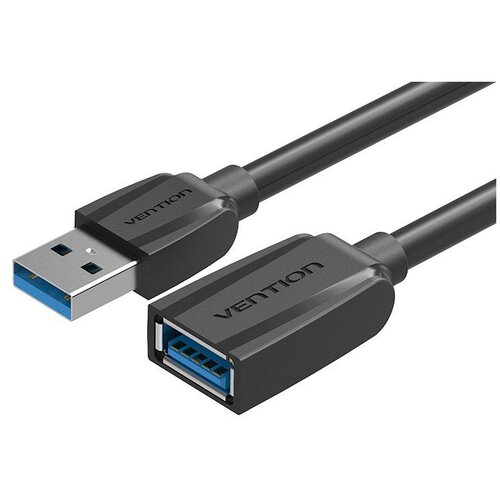 Удлинитель Vention USB - USB (VAS-A45-B), 0.5 м, черный