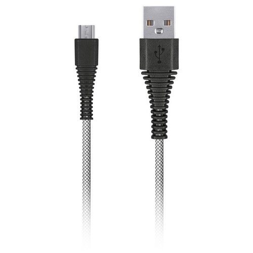 Кабель SmartBuy Carbon USB - microUSB, 2 м, белый