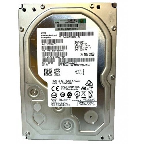 Жесткий диск HP 872745-001 4Tb 7200 SAS 3,5" HDD