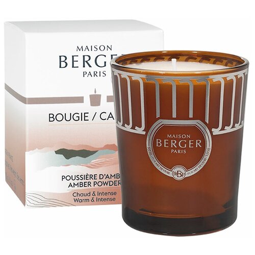 Ароматическая свеча Maison Berger стихия Амбровая вуаль (янтарная), 180 г