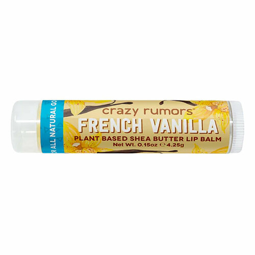 Crazy Rumors Бальзам для губ French Vanilla Lip Balm с ароматом Французской Ванили, 4.25 г