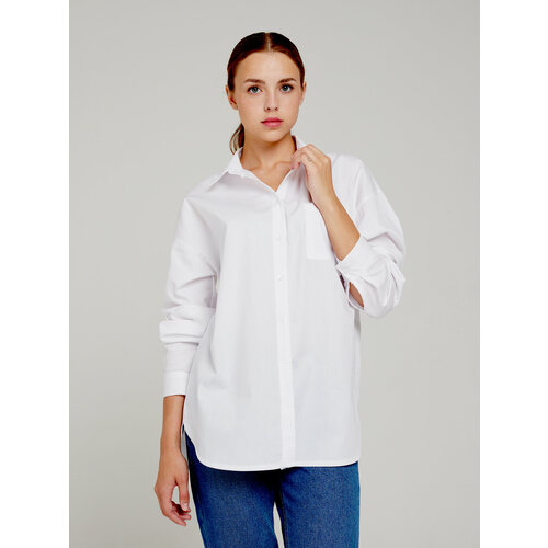 Рубашка  IRINA EGOROVA, размер 46, белый