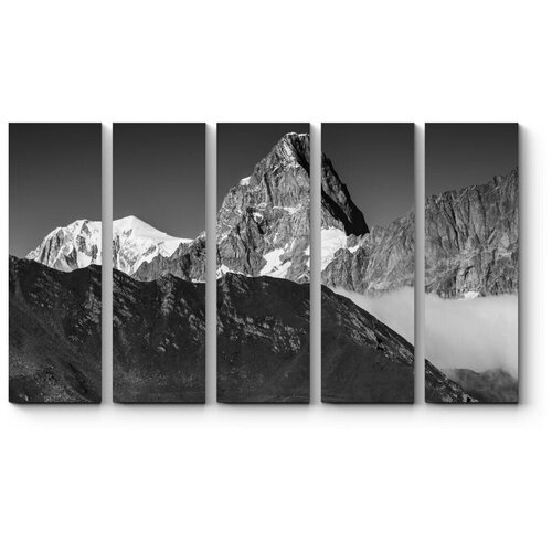 Модульная картина Величественные горы 190x114