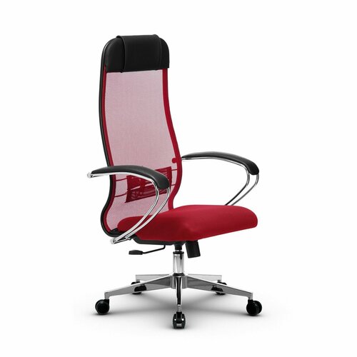 Компьютерное офисное кресло метта В 1b11/К131, Основание 17834, Красное