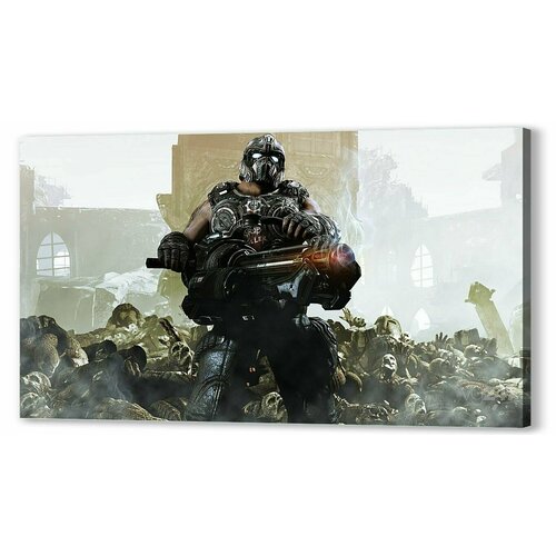 Плакат, постер на бумаге Gears Of War 3. Размер 30 х 42 см