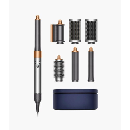 Стайлер Dyson Airwrap Complete Long HS05 Серый/Nickel Copper: Профессиональные Укладки и Инновационные Технологии с Набором Расчесок
