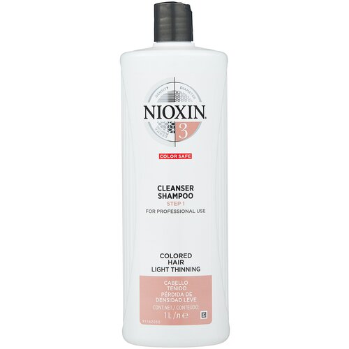 Nioxin шампунь System 3 Cleanser Step 1, 1000 мл