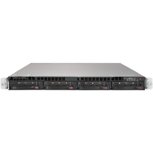 Сервер Supermicro SuperServer 6019U-TR4 2 x /без ОЗУ/без накопителей/количество отсеков 3.5" hot swap: 4/750 Вт/LAN 1 Гбит/c