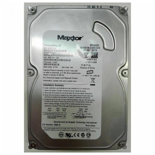 80 ГБ Внутренний жесткий диск Maxtor 6P080E0 (6P080E0)