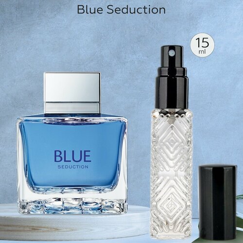 Gratus Parfum Blue Seduction Man духи мужские масляные 15 мл (спрей) + подарок