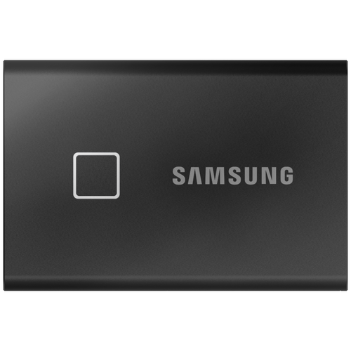 500 ГБ Внешний SSD Samsung T7 Touch, USB 3.2 Gen 2 Type-C, черный