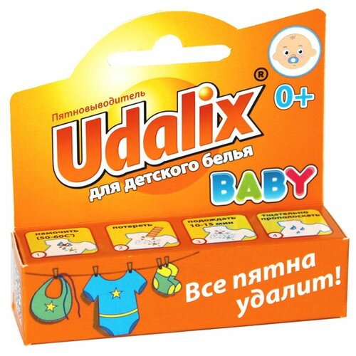 Пятновыводитель Udalix карандаш Baby, 35 мл, 35 г