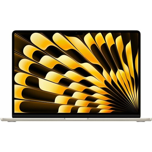 15.3" Ноутбук Apple MacBook Air 15 2024 2880x1864, Apple M3, RAM 8 ГБ, SSD 256 ГБ, Apple graphics 10-core, macOS, MRYR3ZP/A, Starlight, английская раскладка