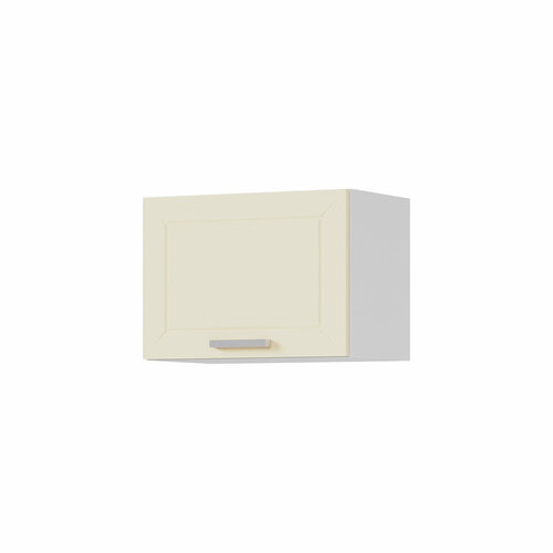 Кухонный модуль, навесной, ШВГ500, Белый / Альфа Холст брюле