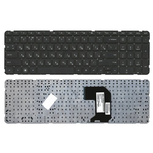 Клавиатура для ноутбука HP Pavilion G7-2301sa черная без рамки