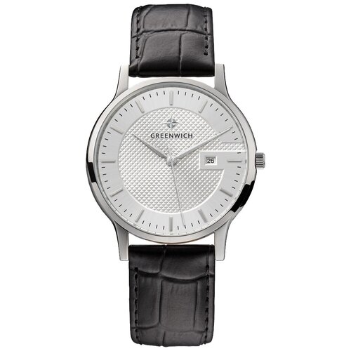 Наручные часы GREENWICH Classic GW031.11.33, белый, серебряный