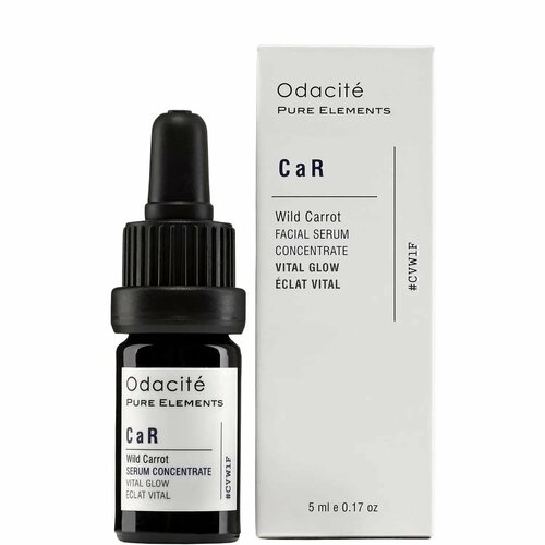 Концентрированная антивозрастная сыворотка для лица ODACITE Pure Elements CaR wild carrot facial serum concentrate 5ml