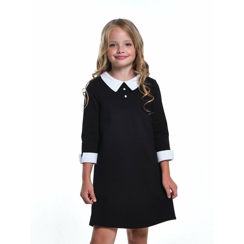 Школьное платье Mini Maxi, размер 134, черный