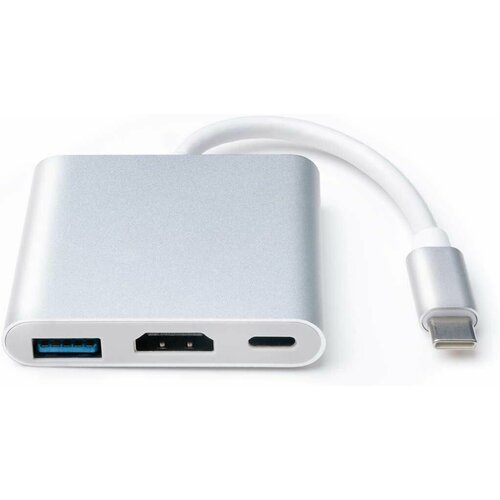 3 в 1 адаптер USB Type-C - HDMI 4K, USB 3.0, Type-C