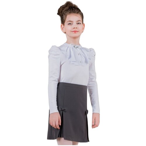 Школьная юбка Инфанта, размер 164/84, серый