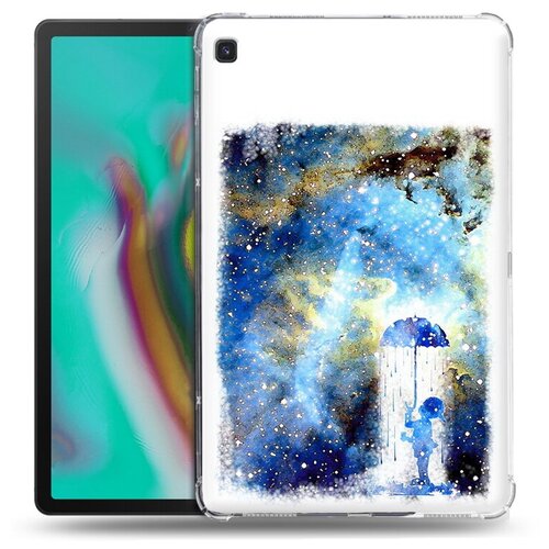 Чехол задняя-панель-накладка-бампер MyPads мальчик в небе для Samsung Galaxy Tab S5e 10.5 SM-T720/T725 (2019) противоударный