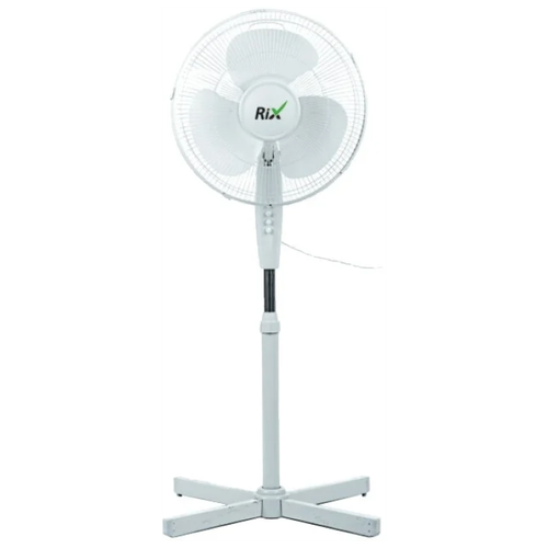 Вентилятор Rix, напольный вентилятор, бытовой вентилятор, вентилятор белого цвета