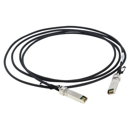 Кабель Fibertrade FT-SFP28-CabP-AWG26, 1 м, 1 шт., черный