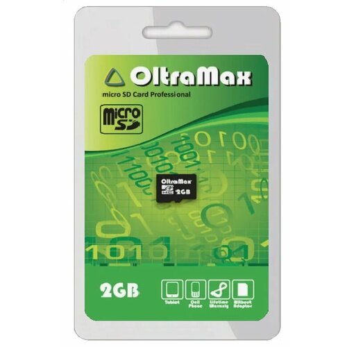 Карта памяти microSD 2 ГБ OltraMax Class 4 ( OM002GCSD-W/A-AD )