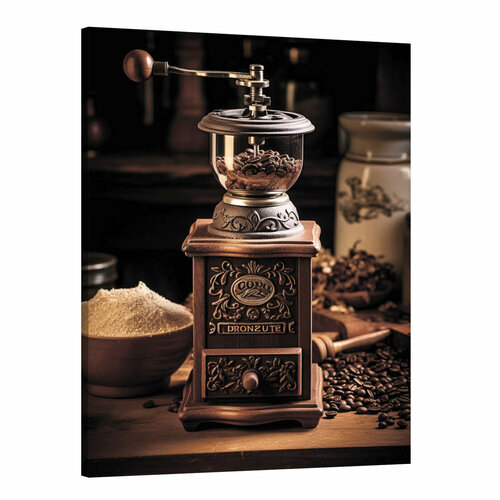 Интерьерная картина 50х70 "Тайный рецепт кофе"