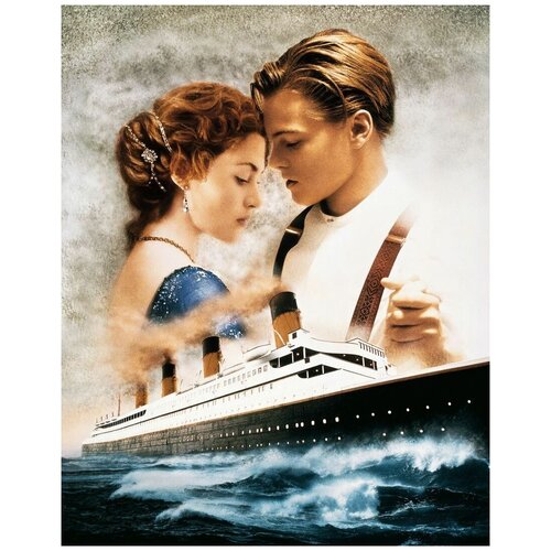 Плакат, постер на холсте Titanic/Титаник. Размер 30х42 см