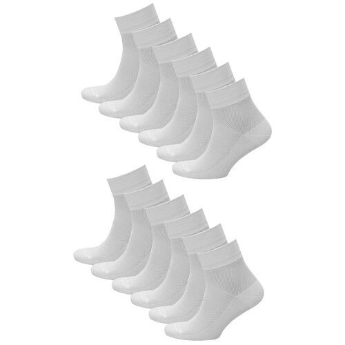 Носки STATUS, 12 пар, размер 31, серый