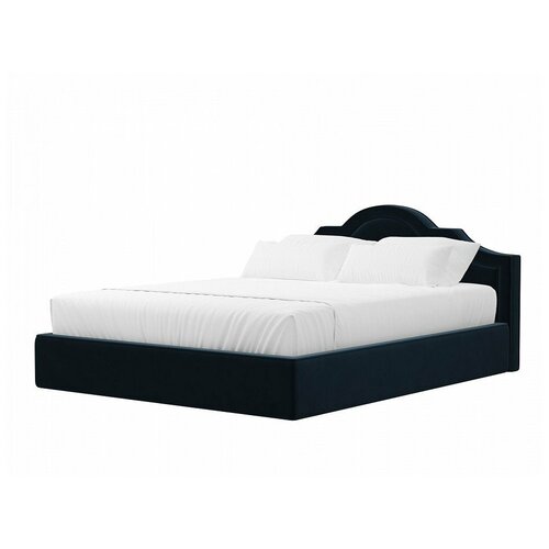 Интерьерная кровать Афина 160, голубой